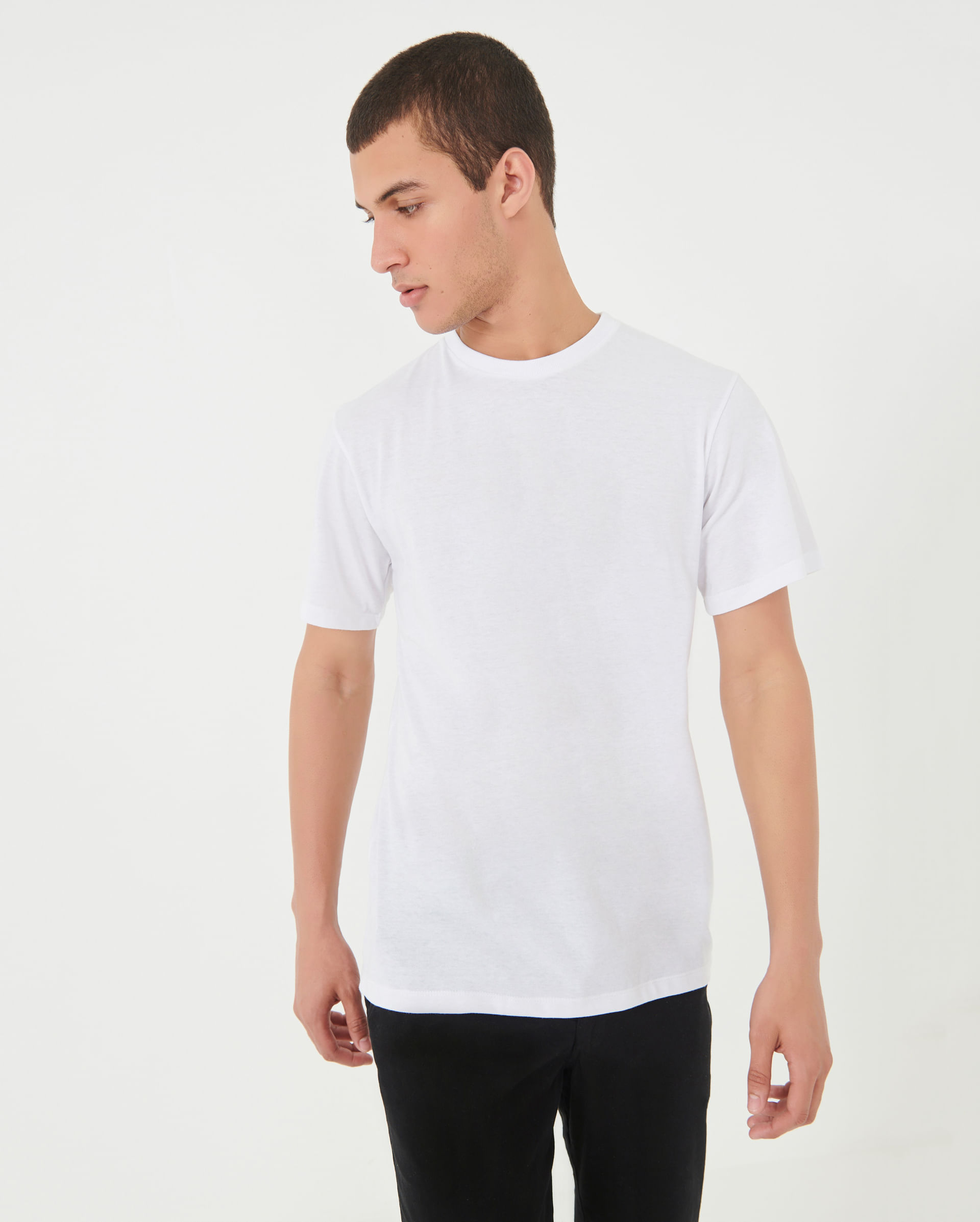T-Shirt Stone Branco - Renner